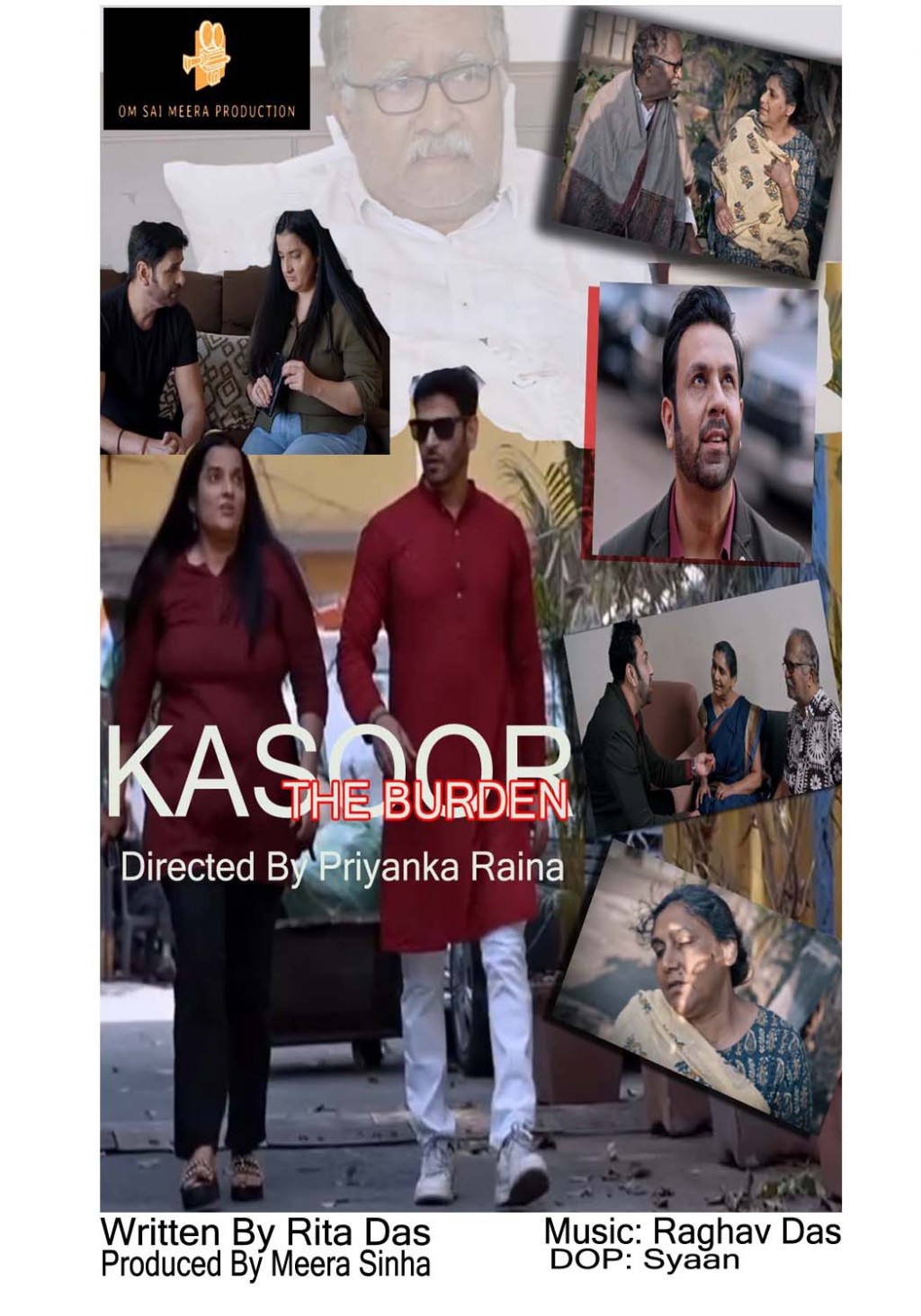 Priyanka Raina releases her Next Short film poster titled "Kasoor ...