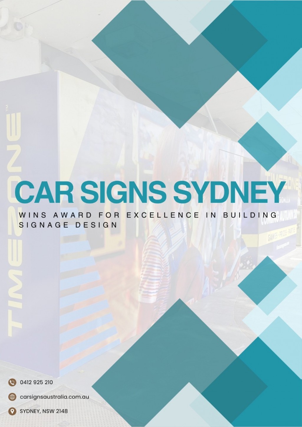 Car Signs Sydney Wins Award for Excellence in Building Signage Design ...