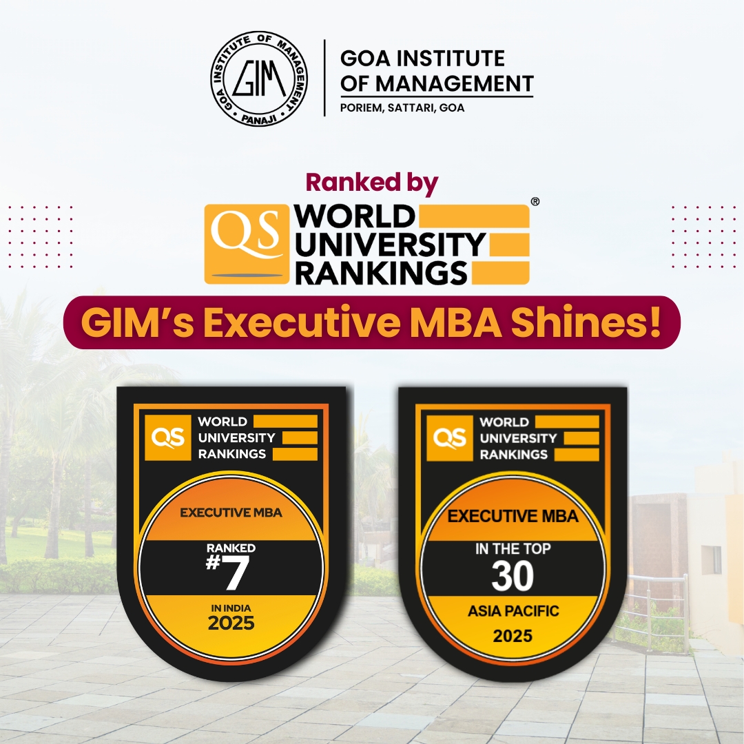 Goa Institute Of Management Among India’s Best Executive MBA Programmes - IssueWire