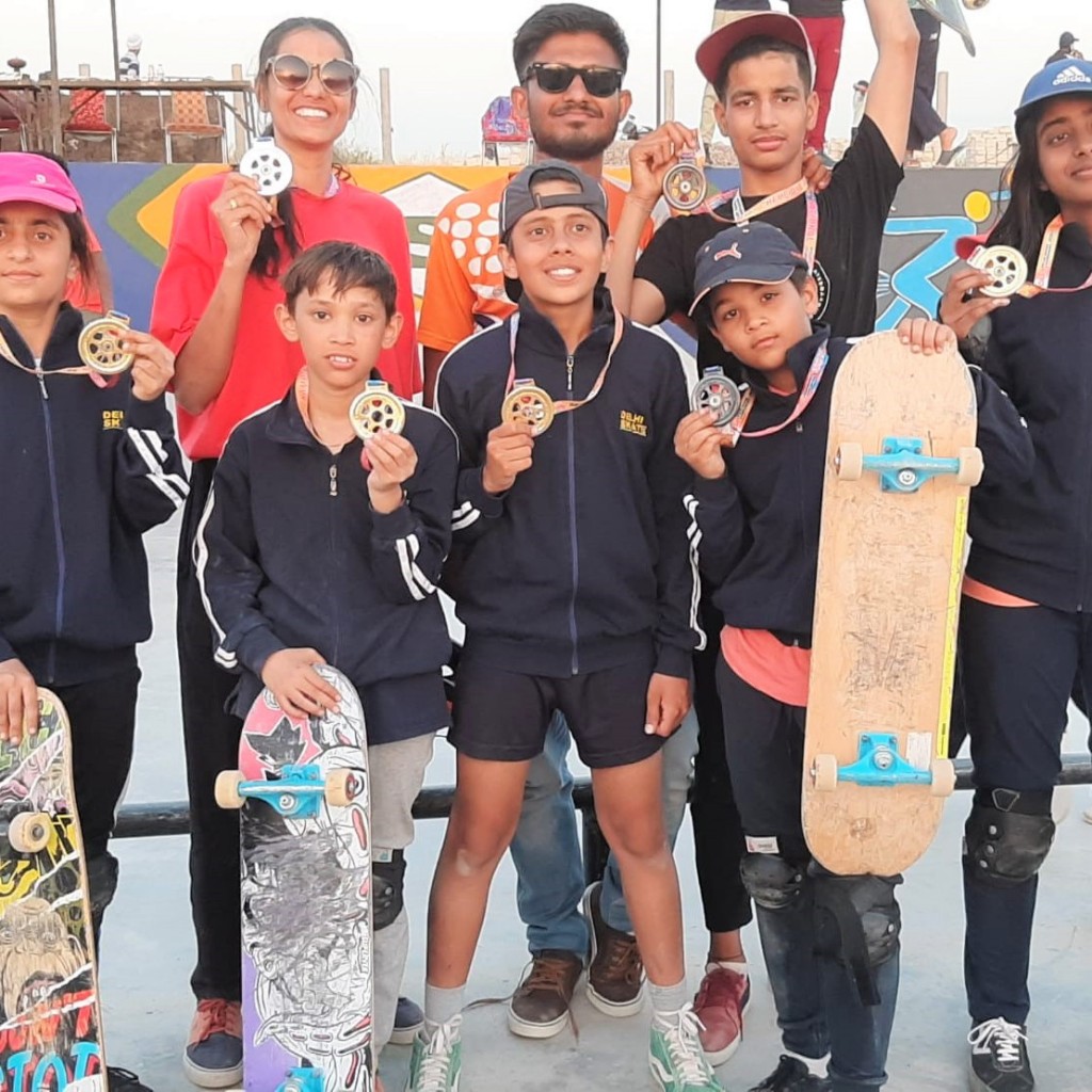 Delhi Skateboarding Team wins 7 medals in National Roller Championship ...