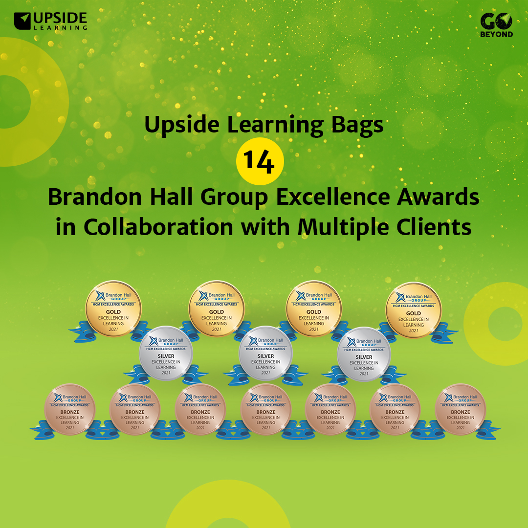 Upside Learning Wins 14 Coveted Brandon Hall Group Excellence Awards ...