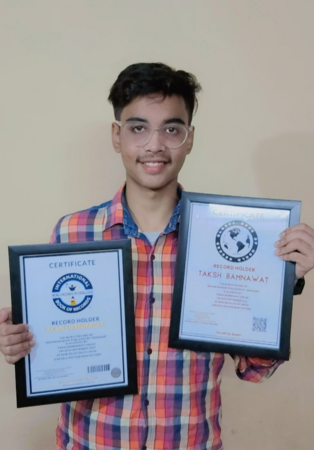 Taksh Bamnawat Receives WORLD RECORDS - IssueWire