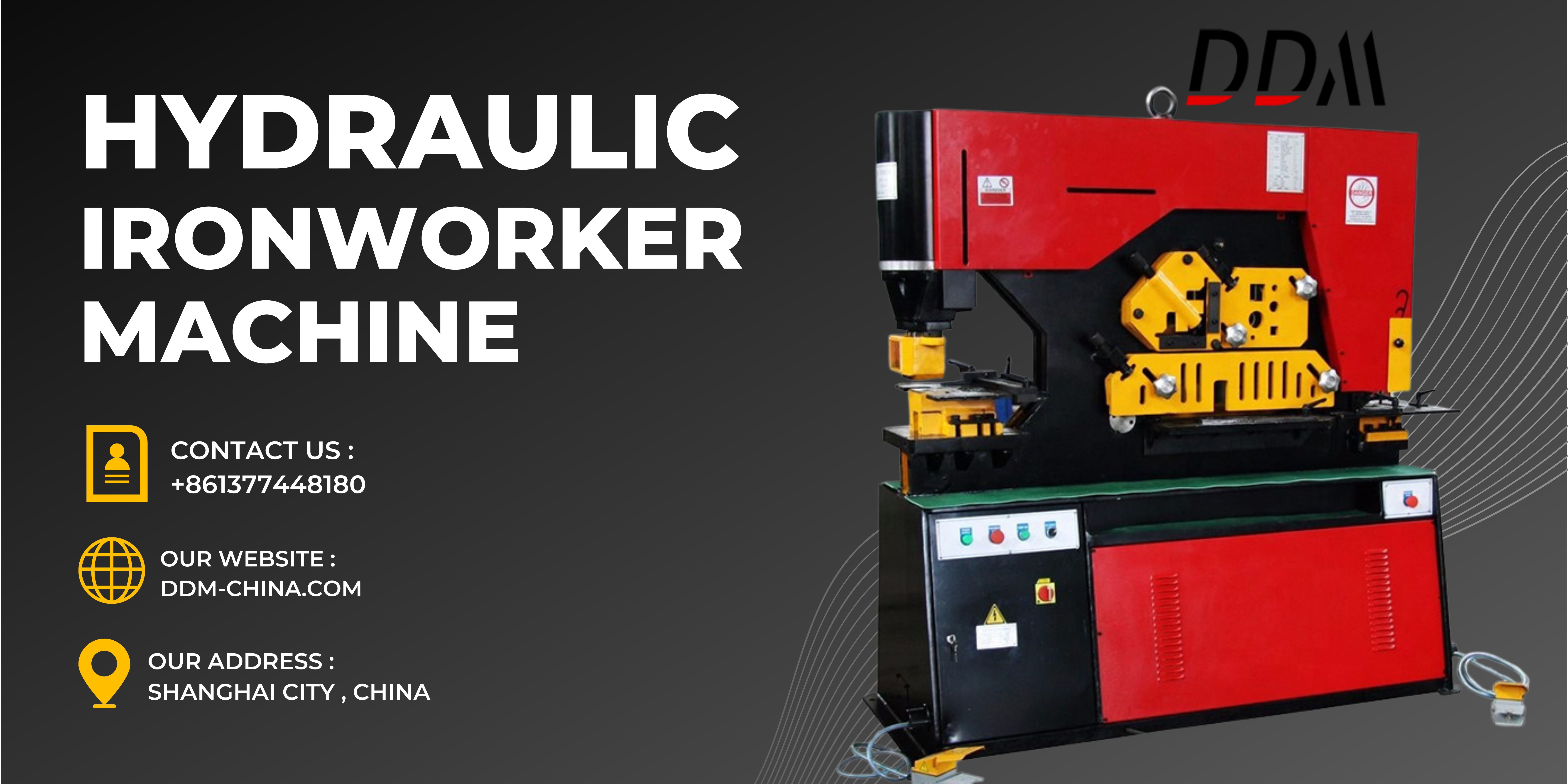 DDM MACHINERY Now Offers Hydraulic Ironworker Machines for the Steel ...