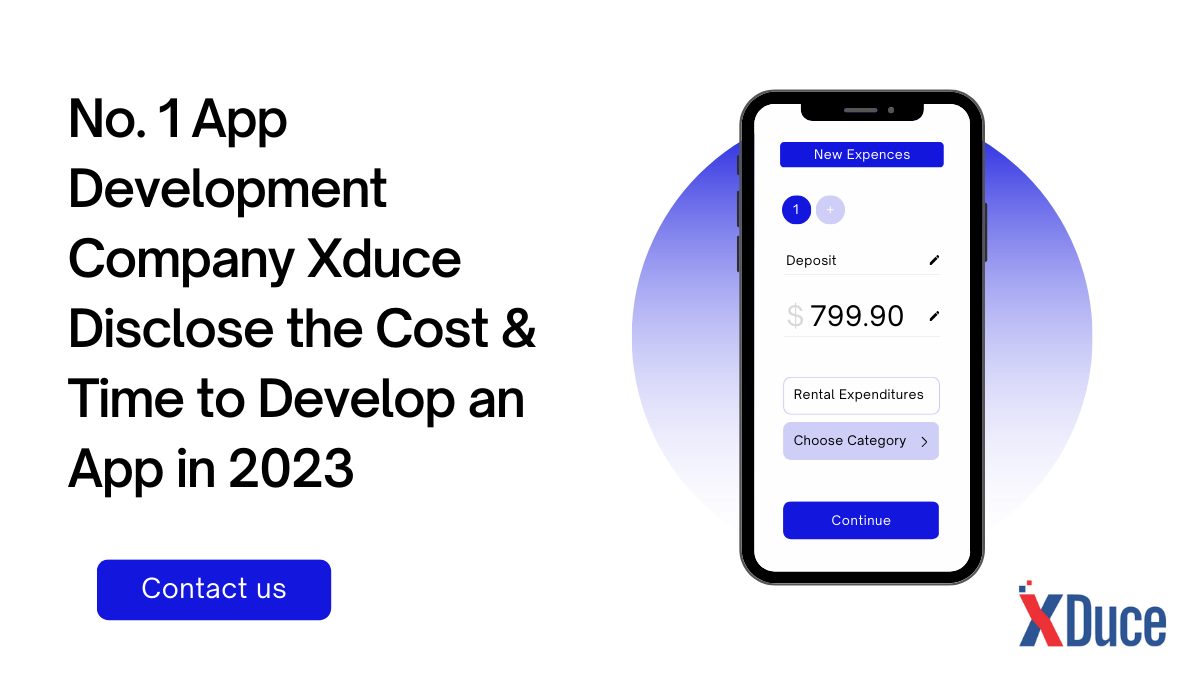 No.1 App Development Company Xduce Disclose the Cost & Time to Develop ...