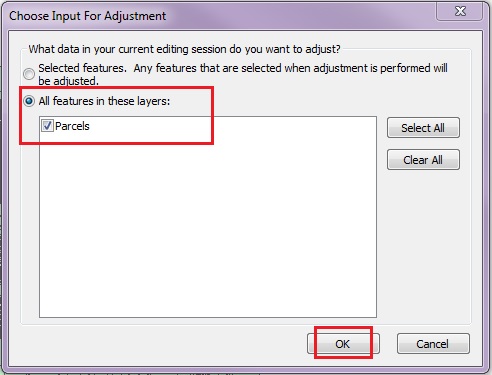 Problem: The Adjust option on the Spatial Adjustment toolbar is disabled