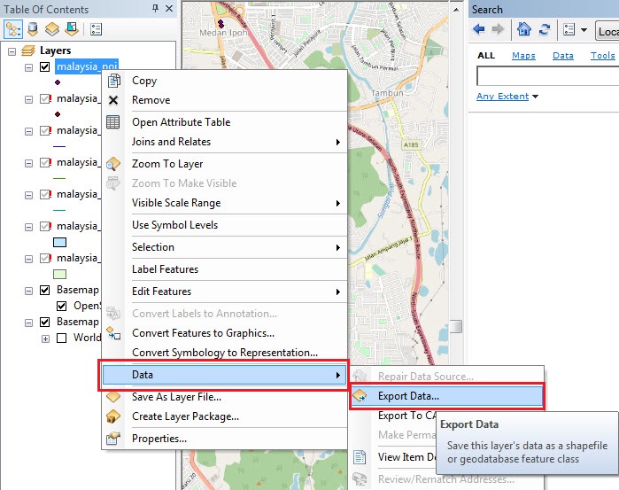 How To Convert Selected Features To A Shapefile In ArcMap