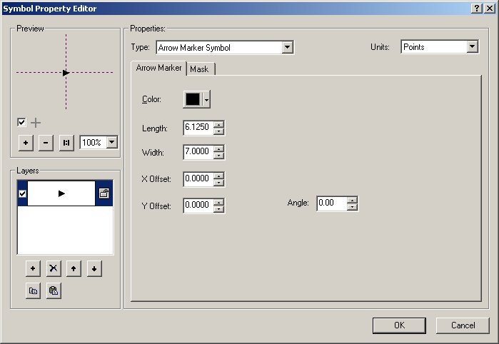 How To: Offset marker symbols from the endpoints of a line