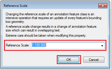 How To: Change the reference scale and size for an existing annotation