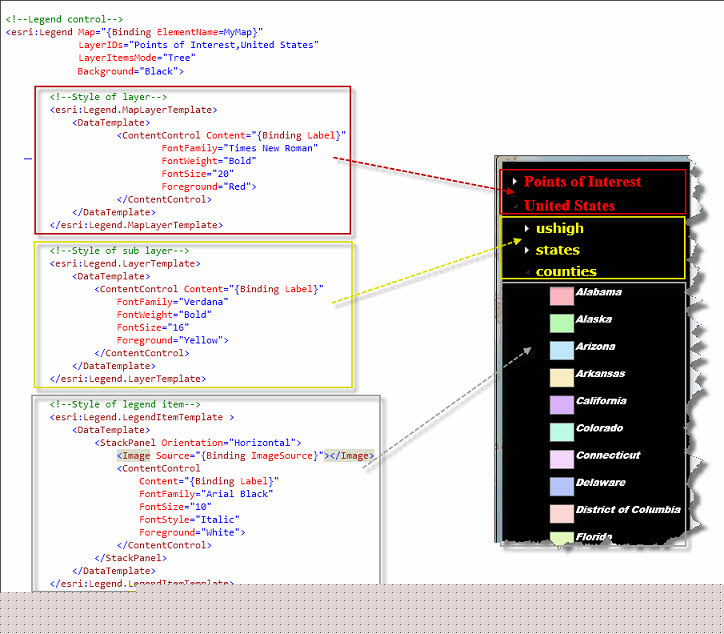 How To: Change Legend Color And Font Using The Legend Control With
