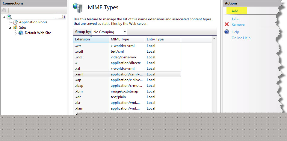 How To: Deploy a Silverlight application to IIS 6.0 and 7.0