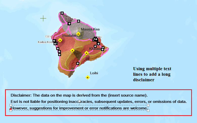 How To: Add a disclaimer to a web map