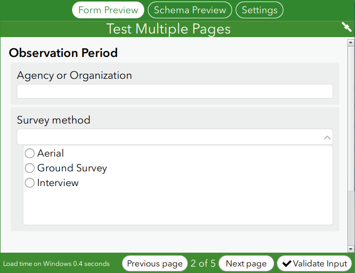 How To Create A Multiple Page Arcgis Survey123 Form