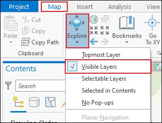 Problem: Unable to display feature pop-ups in ArcGIS Pro