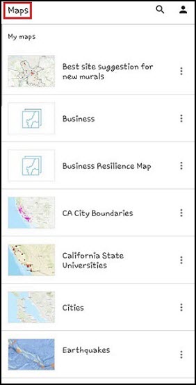 Problem Arcgis Online Web Maps Are Not Displayed In The Maps List Or