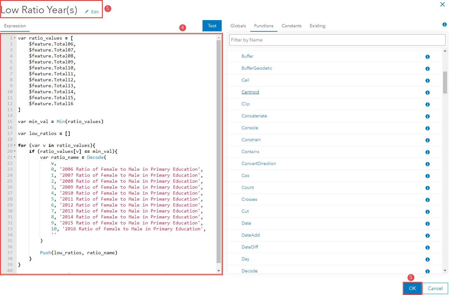 How To Compare Values From Multiple Fields And Return The Highest And Lowest Values Of A Pop up 