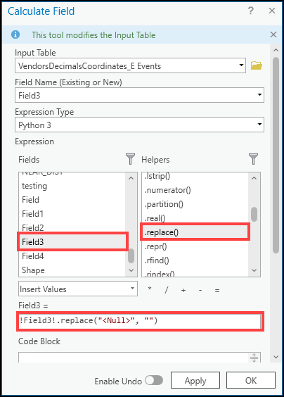 Problem A Warning Message Is Returned When Attempting To Concatenate Fields Using A Python 