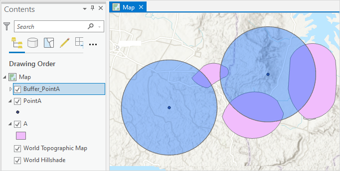 How To Calculate The Area Of A Polygon While Excluding The Overlapping Part Of A Buffer Feature 