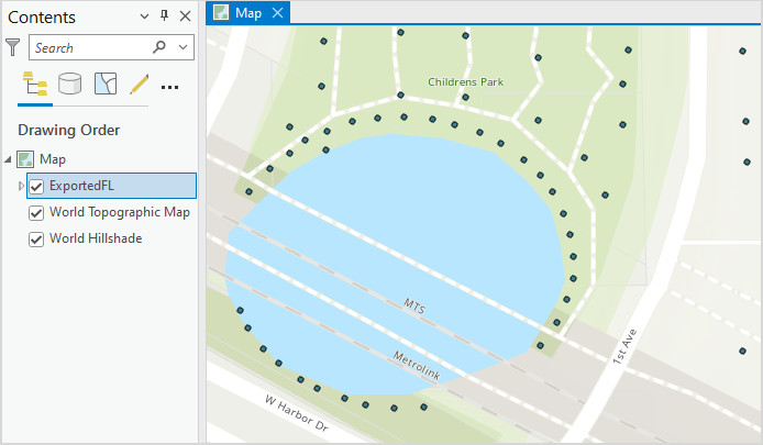 Problem: The symbology of a file geodatabase exported from ArcGIS Online is not retained in ...