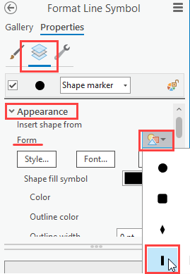 How To: Create dashed line symbol with tick marks in ArcGIS Pro