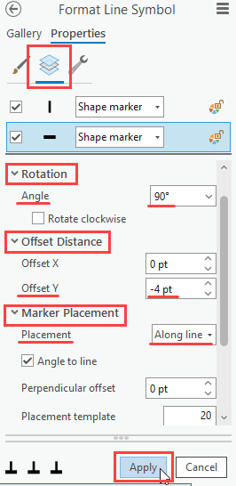 How To: Create dashed line symbol with tick marks in ArcGIS Pro