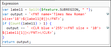 How To: Display labels in varying text formats using Arcade in ArcGIS Pro