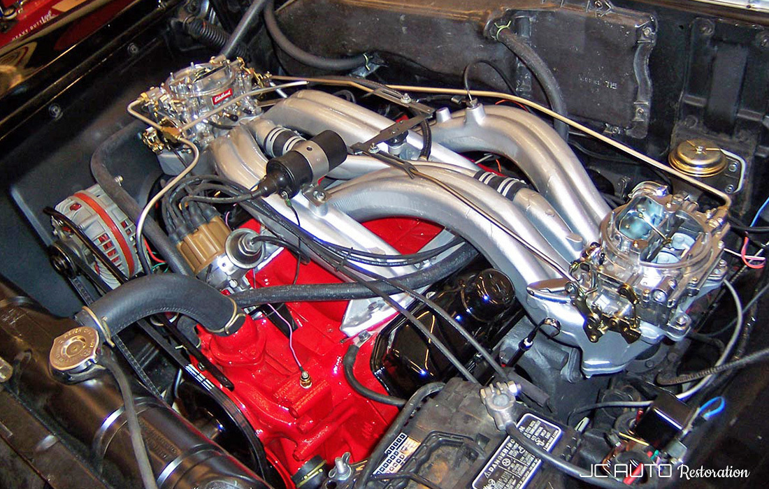 Mopar 383 cross ram intake