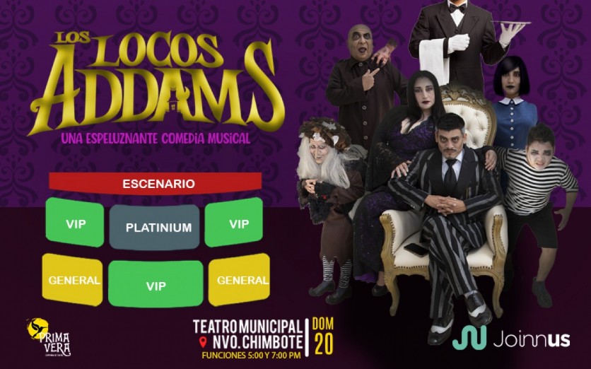 Los Locos Addams Una Espeluznante Comedia Musical Joinnus