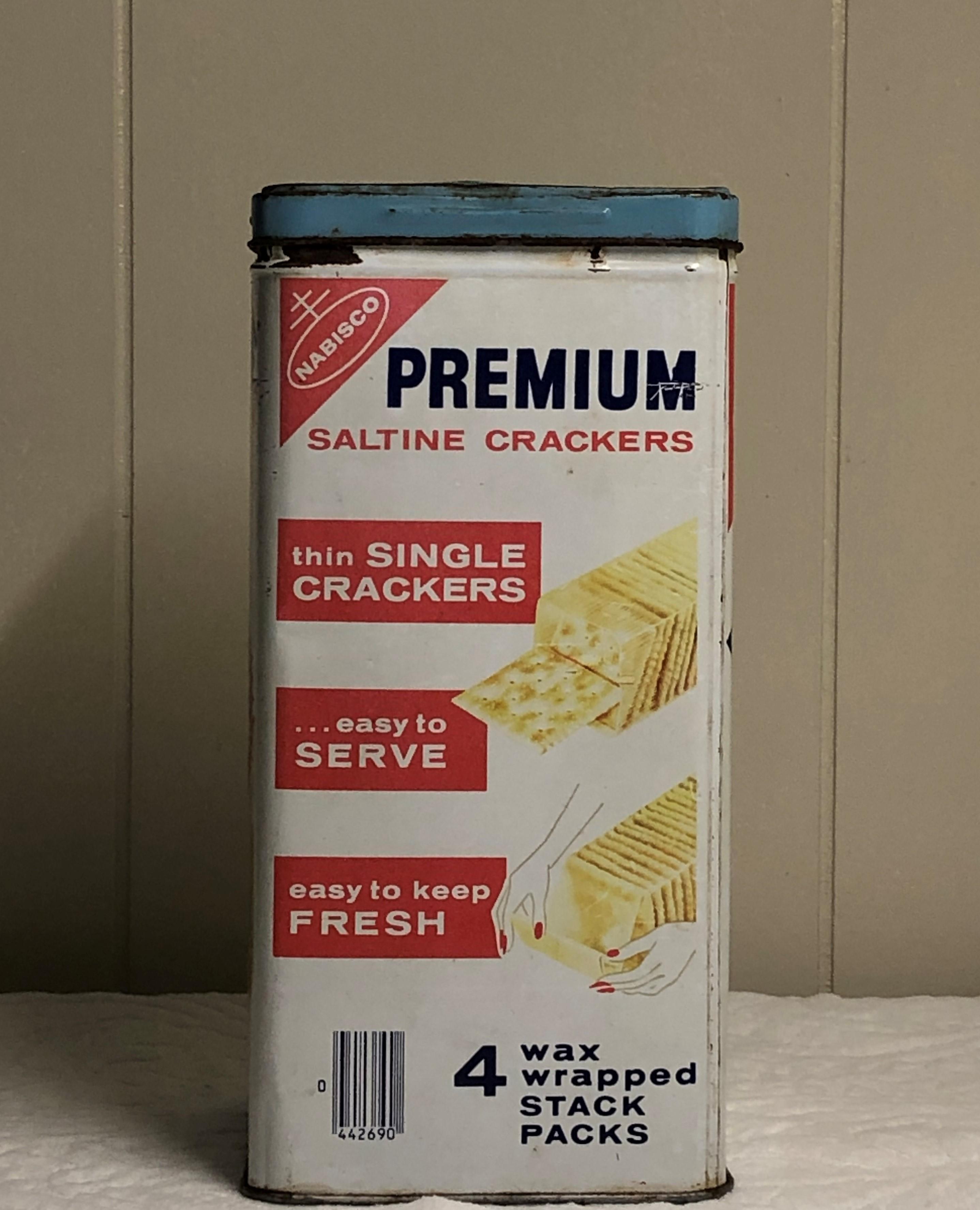 Antique Tin Cracker Box