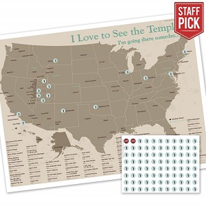 Utah Temple Map in LDS Posters on LDSBookstore.com