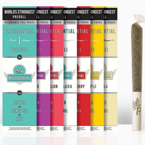 Presidential Rx: Blue Raspberry Infused Pre-Roll 1g | Leafly