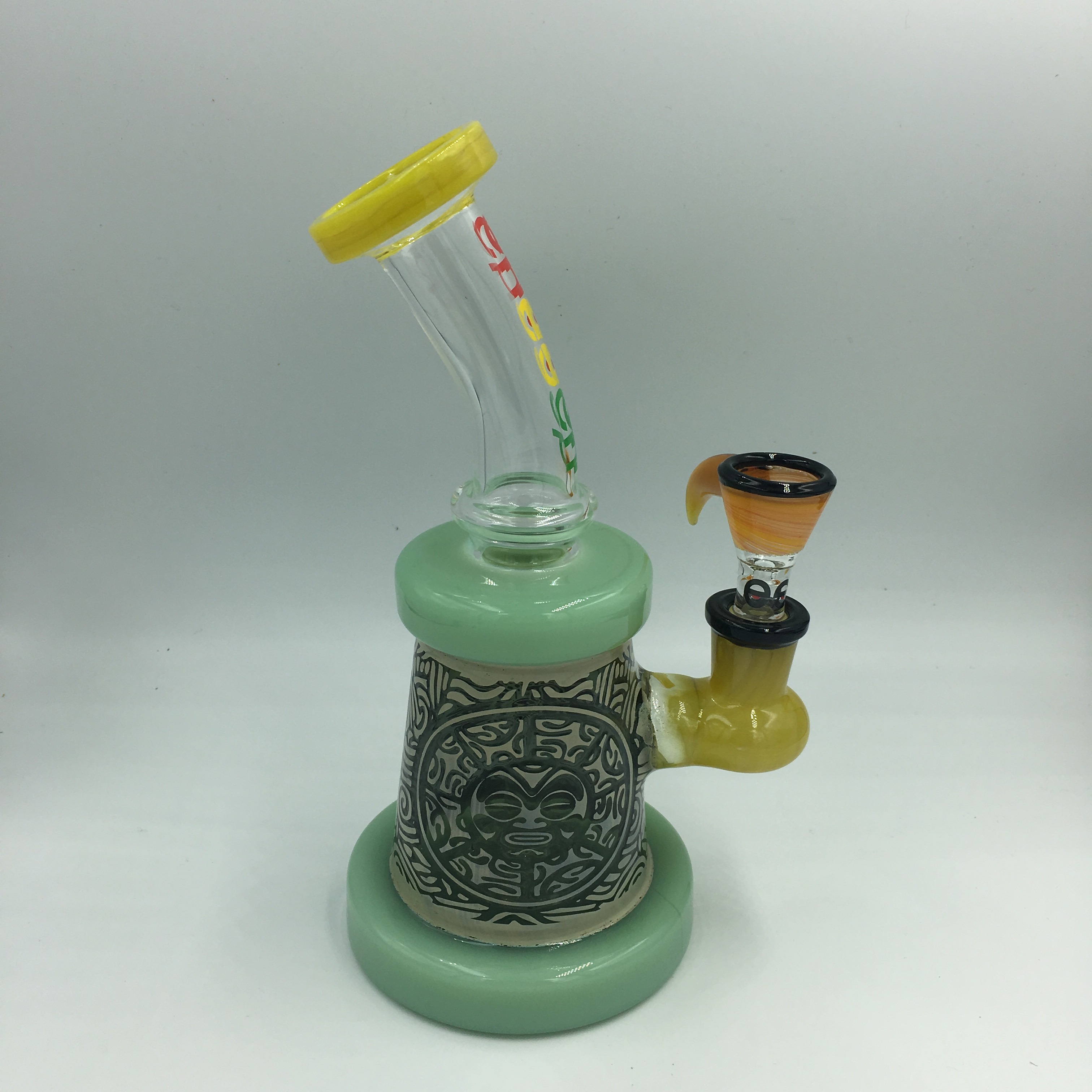 Cheech & Chong Glass: Aztec Design Bong | Leafly