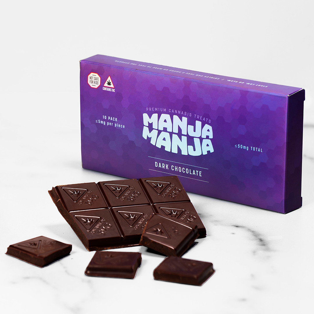 Manja Manja: Dark Chocolate Bar 50mg | Leafly