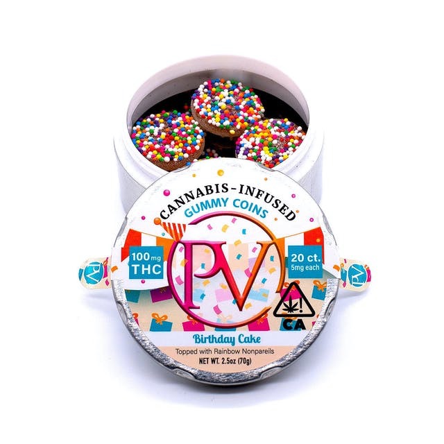 Platinum Vape: Birthday Cake Gummies 100mg | Leafly