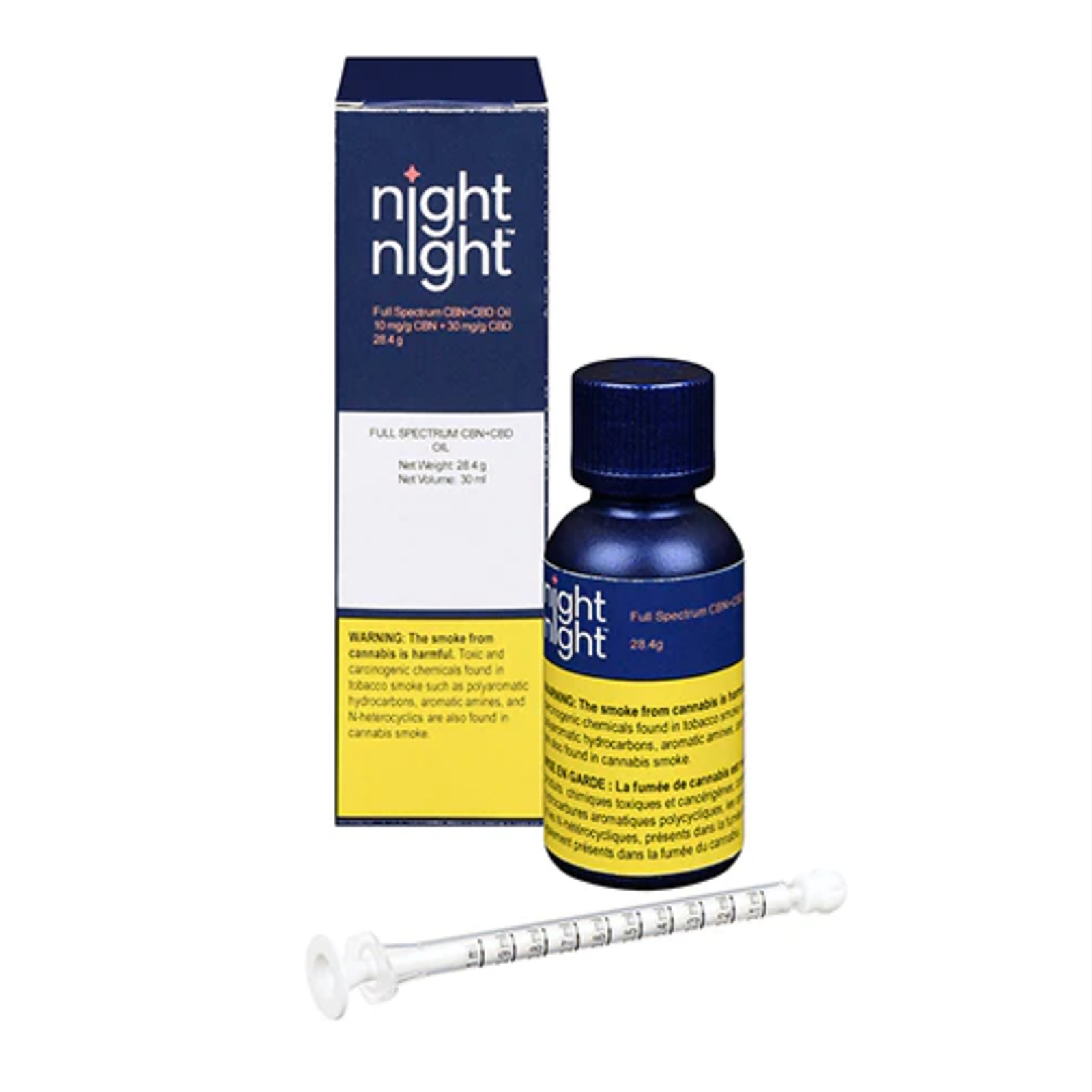 NIGHTNIGHT: Full Spectrum CBN+CBD Oil 30mg | Leafly