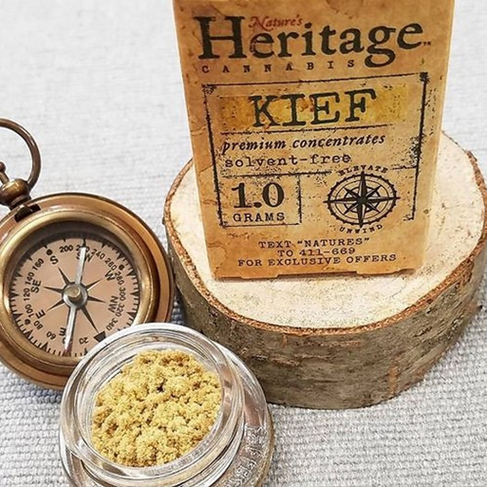 Nature's Heritage: Oro Blanco Kief 1g | Leafly