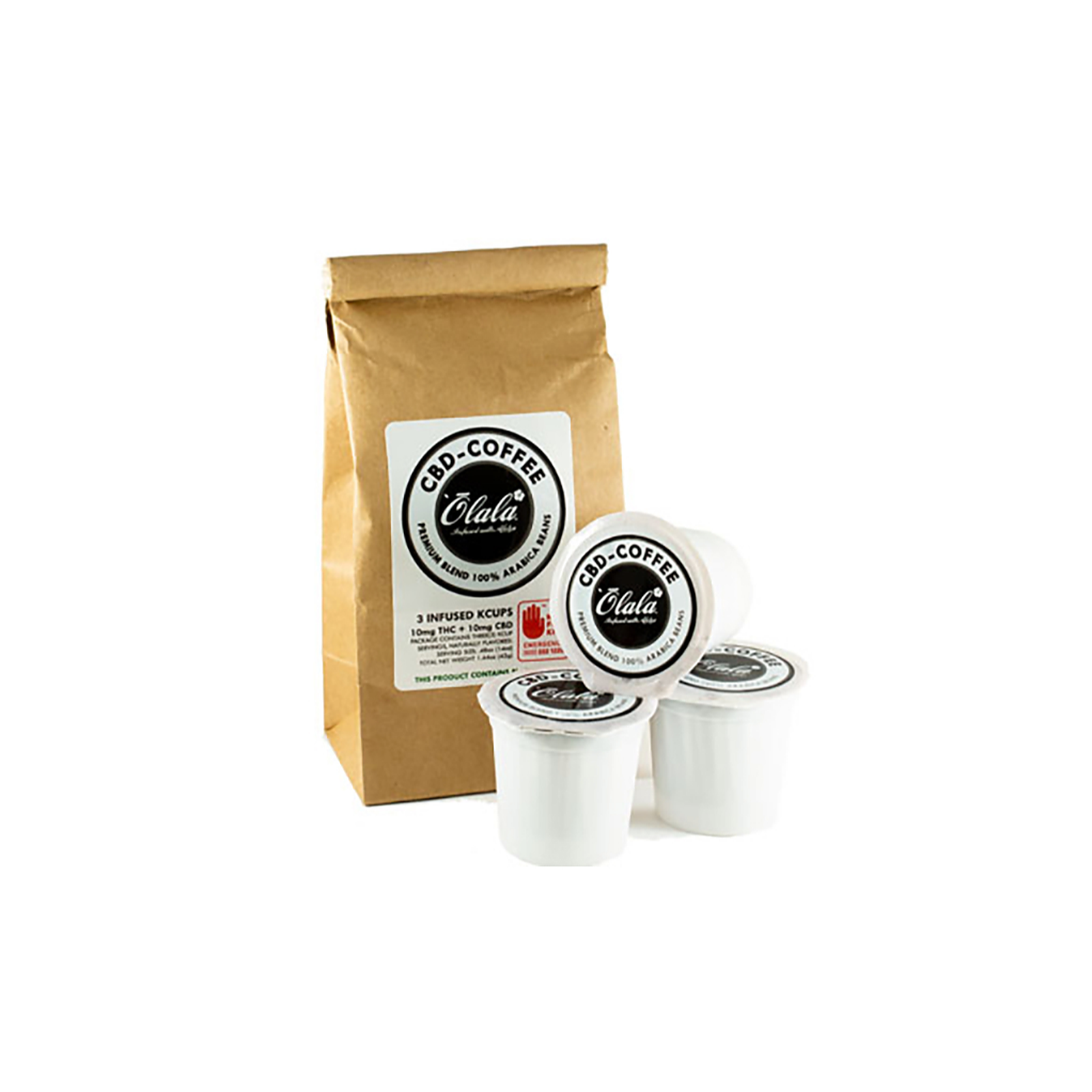 Olala: CBD Canna Coffee 60mg 6-pack | Leafly