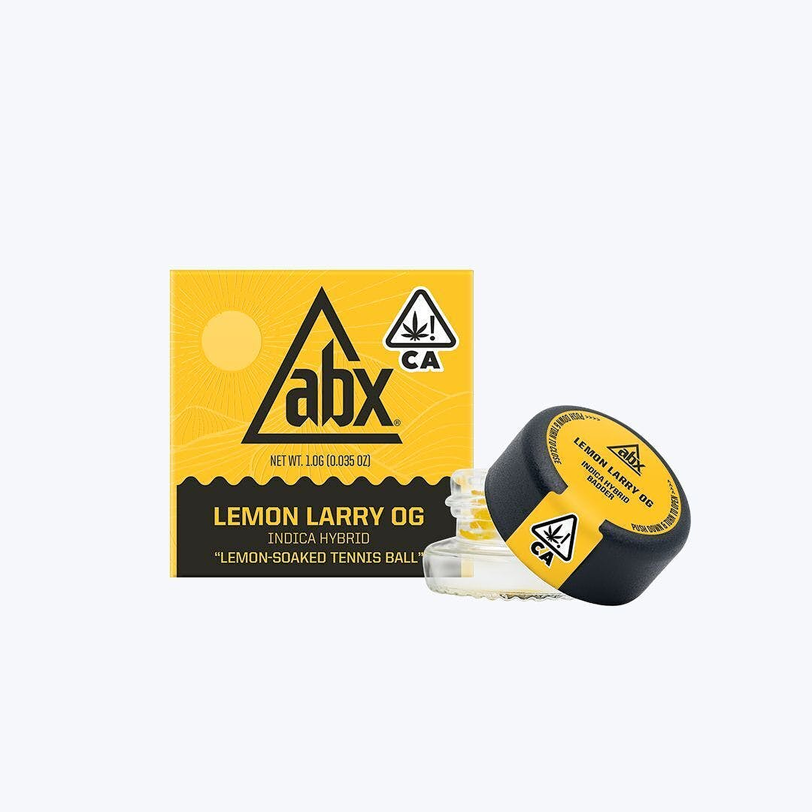 ABX AbsoluteXtracts: ABX - Lemon Larry OG Badder - 1g | Leafly