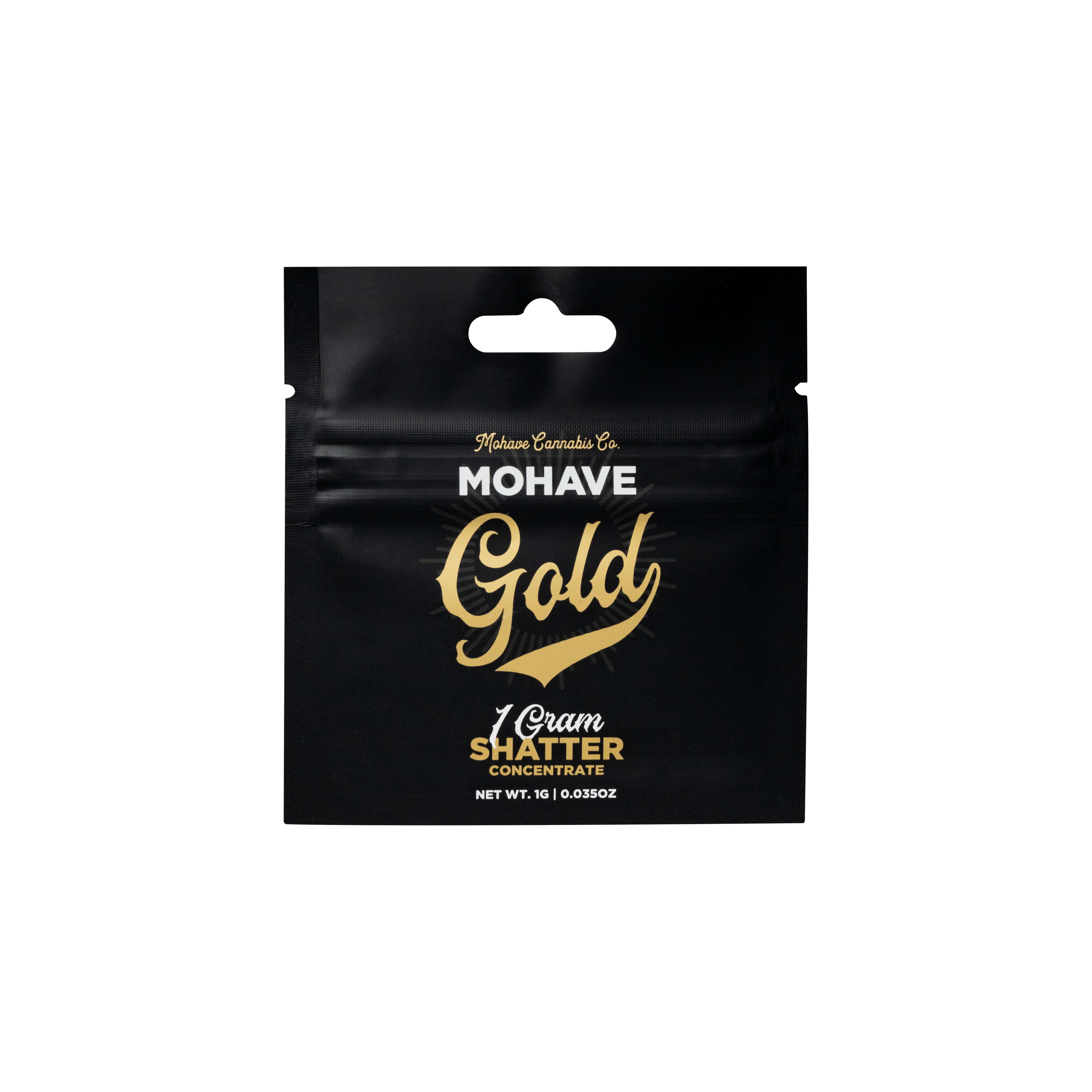 Mohave Cannabis Co.: Mohave Gold Shatter - High Voltage (I) - 1g | Leafly