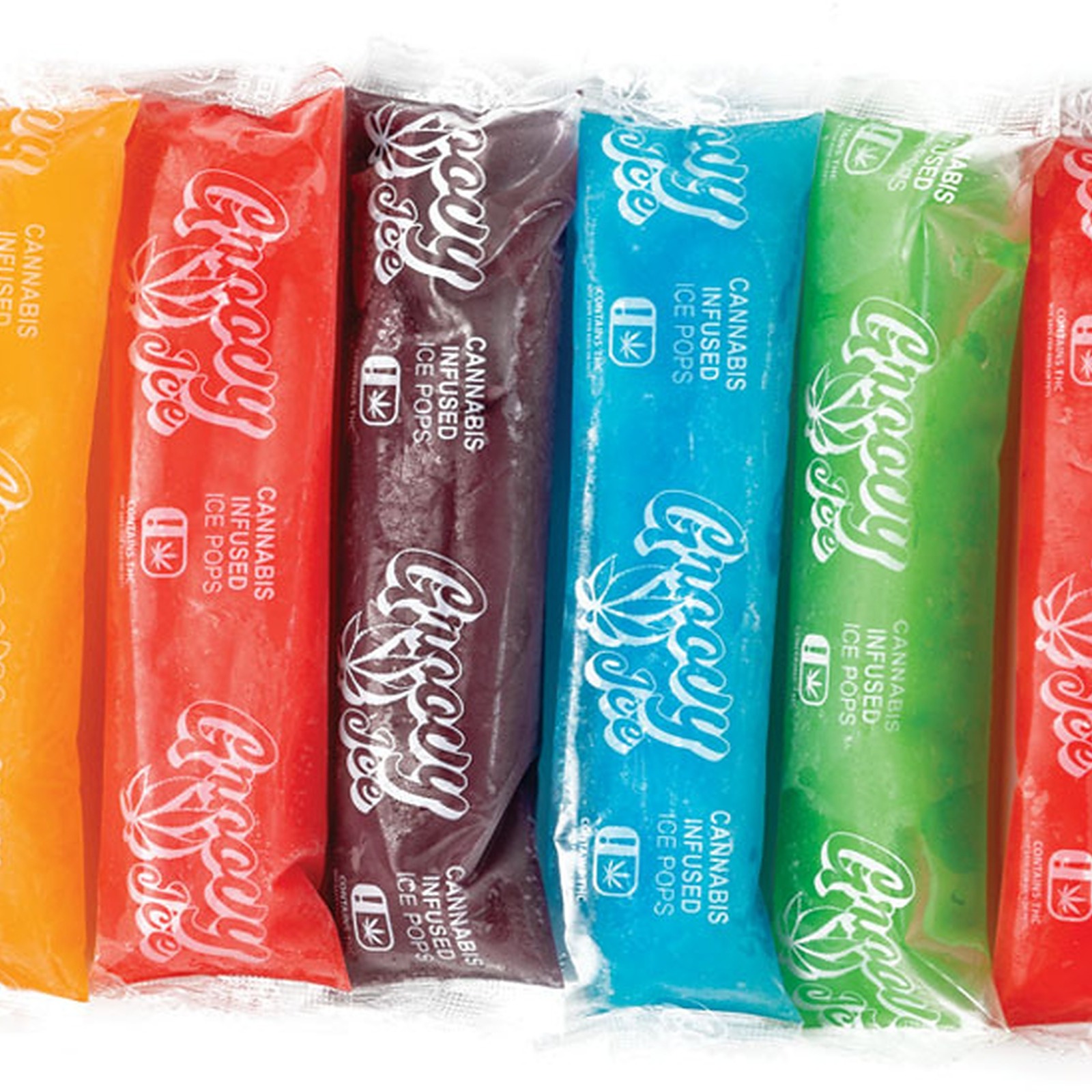 Good Vibes Edibles: Blue Raspberry Groovy Ice Pops 200mg 10-pack | Leafly