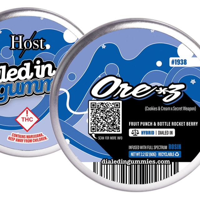 Dialed In... Gummies: Ore*z [Batch #1938] Bottle Rocket Berry & Fruit ...