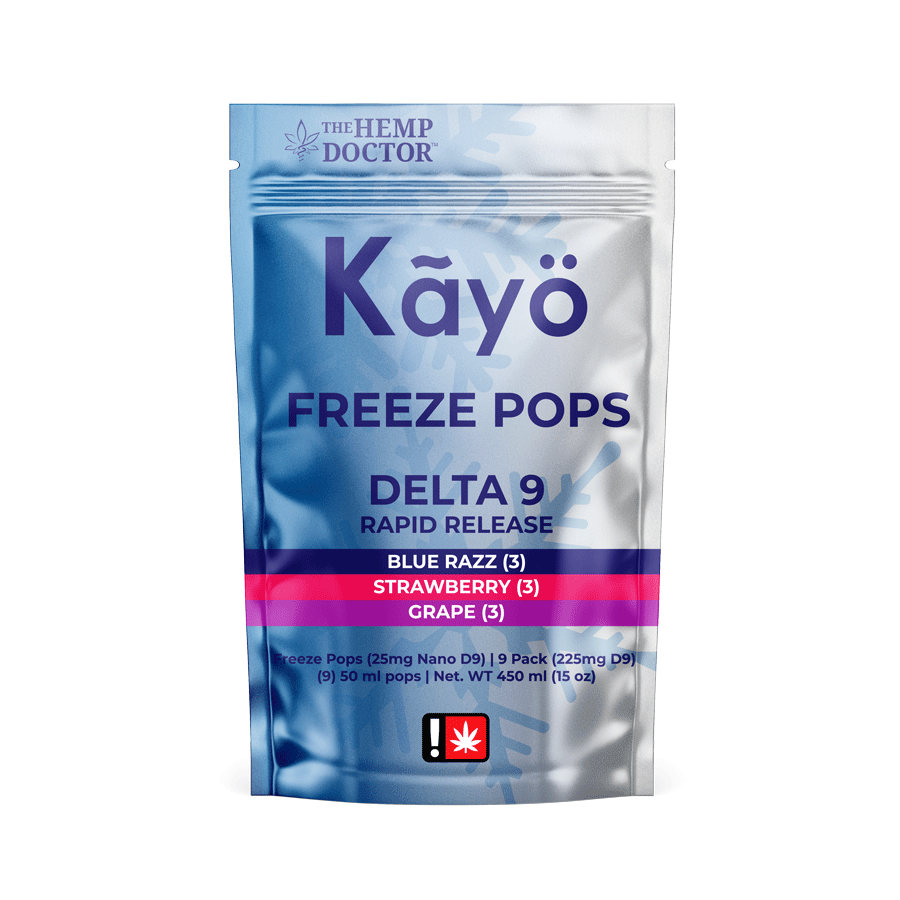 The Hemp Doctor: 25MG THC Freeze Pops | Kayo Rapid Release | Leafly