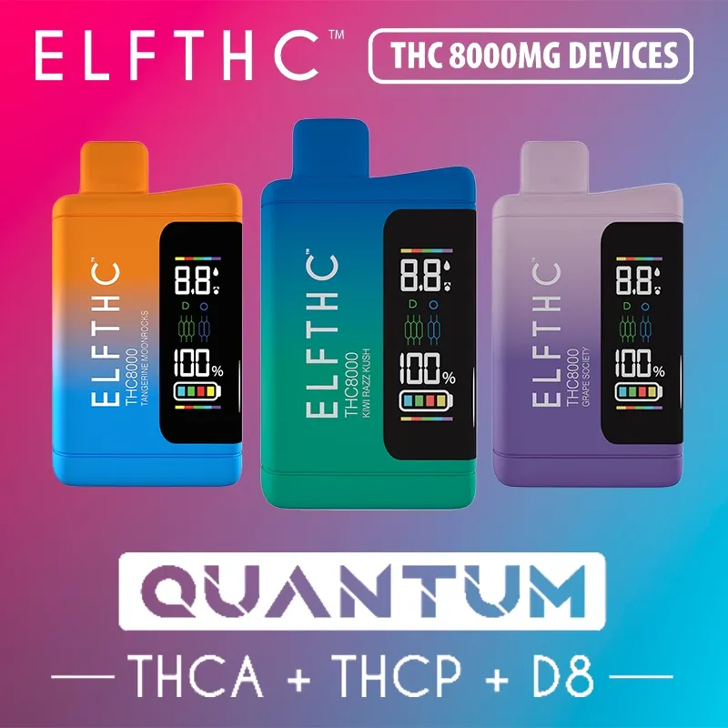 The Green Dragon CBD: ELF THC - Quantum Blend Vape Pens - 8000mg | Leafly