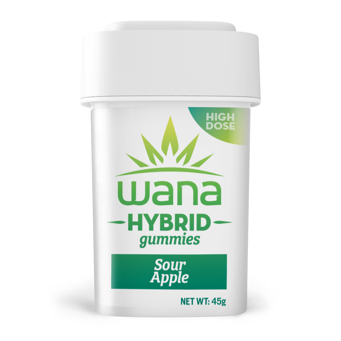 Wana Brands: Classic Sour Apple Hybrid (High-Dose) | Leafly