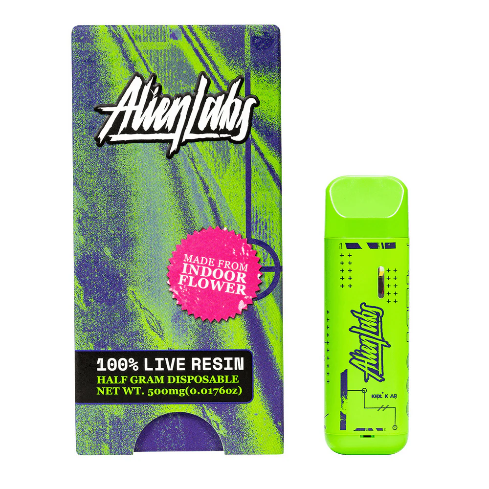 AlienLabs: Atomic Apple Live Resin Disposable (500mg) | Leafly