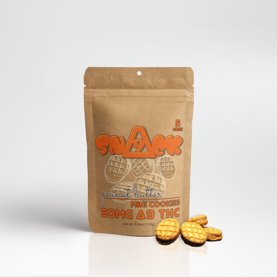 NVUS Labs: Sn9ck 50mg D9 Peanut Butter Mini Cookies | Leafly NVUS Labs: Sn9ck 50mg D9 Peanut Butter Mini Cookies | Leafly