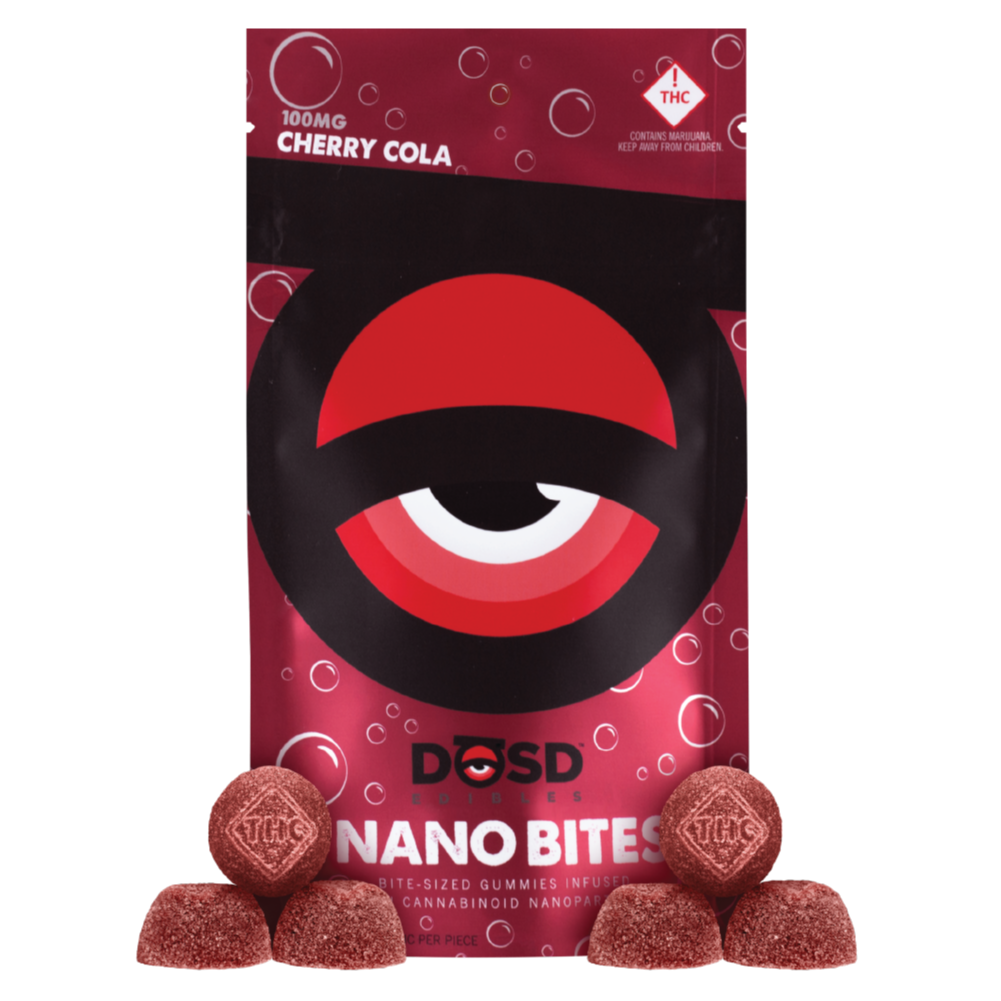 DŌSD Edibles: Nano Bites - Cherry Cola 100mg | Leafly