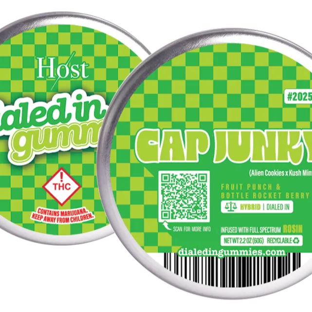 Dialed In... Gummies: Cap Junky [Batch #2025] Bottle Rocket Berry ...