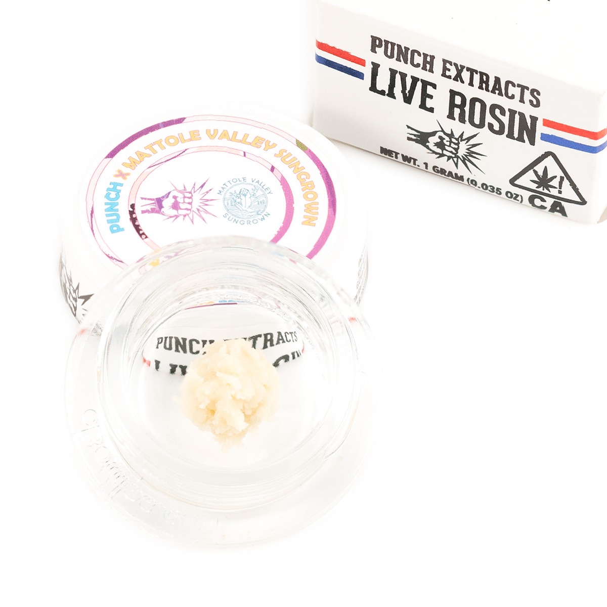 Punch: Mattole's Purple Papaya Tier 1 Live Rosin Cold Cure Badder (1g ...