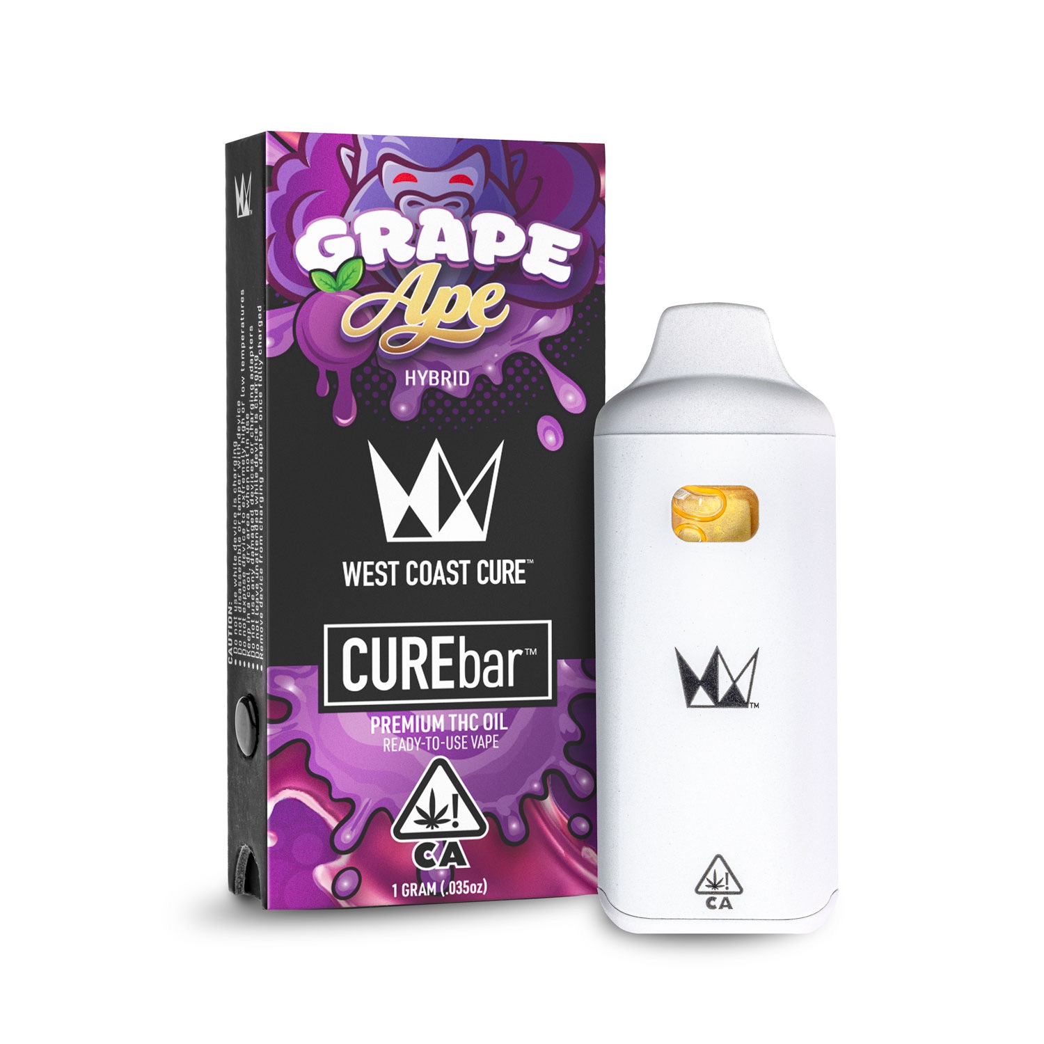 West Coast Cure: Grape Ape CUREbar - 1G | Leafly