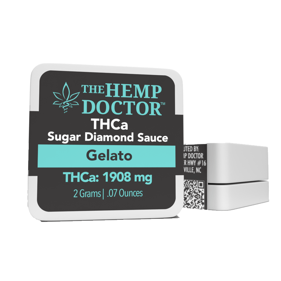 The Hemp Doctor: 2G THCA Sugar Diamond Sauce - Gelato | Leafly The Hemp Doctor: 2G THCA Sugar Diamond Sauce - Gelato | Leafly